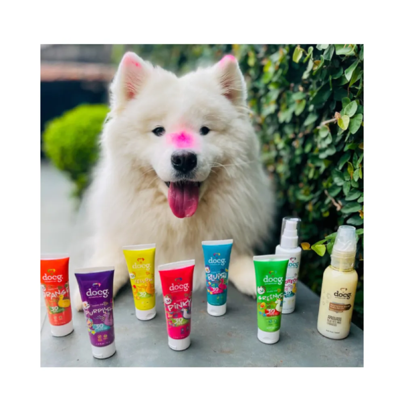 Bloqueador solar para perros y gatos con color - Huellas del Valle